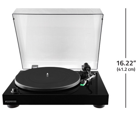 What are the dimensions of Fluance turntables?
